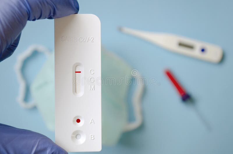 Negative Test Result by Using Rapid Test for COVID-19, Quick Fast ...