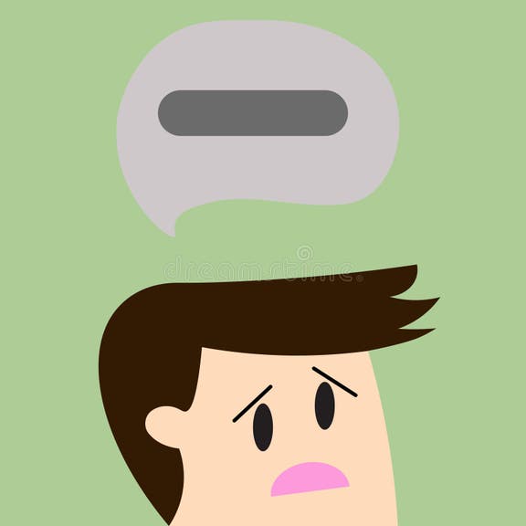 Negative Thinking. stock vector. Illustration of concept - 74749970