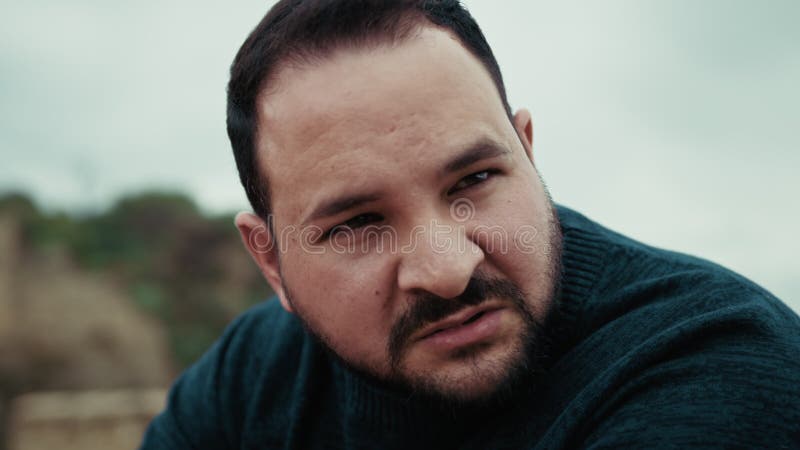 Negative Thoughts in the Head of an Angry Man Stock Footage - Video of ...