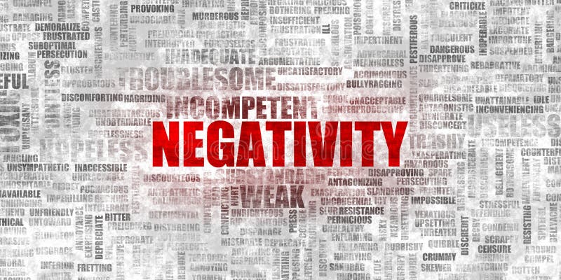 Negativity As a Problem that Makes Life Harder - Symbolized by a Person ...