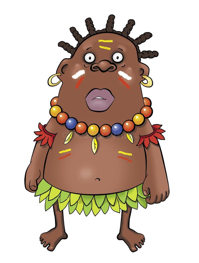 Neger stock illustrationer. Illustration av gyckel, tecknad - 22130504