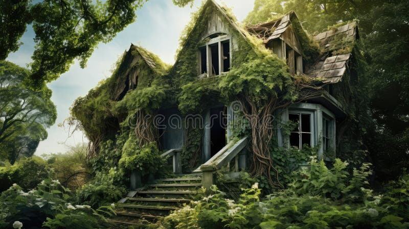 Neglect house falling down stock photo. Image of dilapidated - 339999718