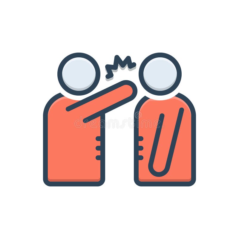 Color Illustration Icon for Neglect, Disregard and Unhappy Stock ...