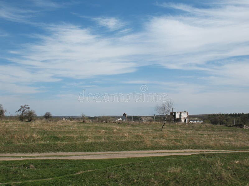 Neglected farm stock photo. Image of destroyed, building - 86169686