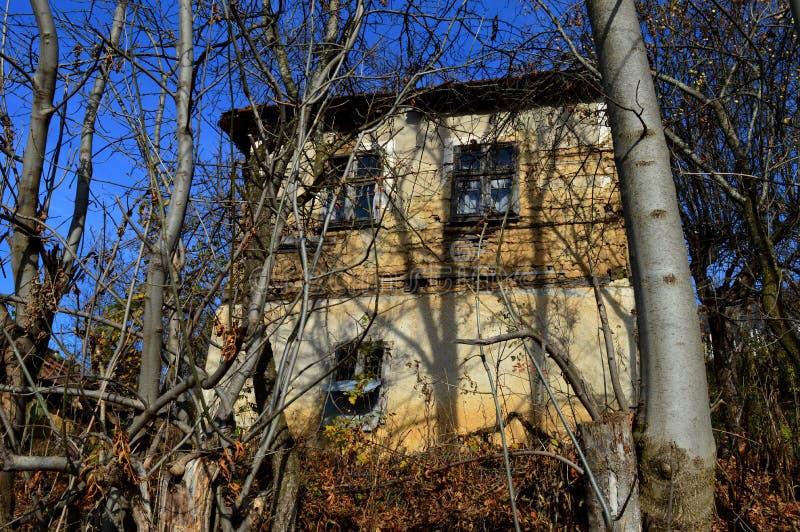 Neglected Old Country House Stock Photo - Image of forest, village ...