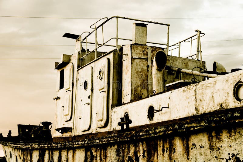 Neglected ship stock photo. Image of transportation, neglected - 14064282