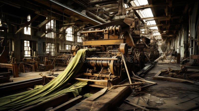 Neglected Textile Mill Stock Illustrations – 3 Neglected Textile Mill ...