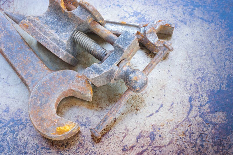 Neglected tools stock photo. Image of hardware, iron, labour - 5258902