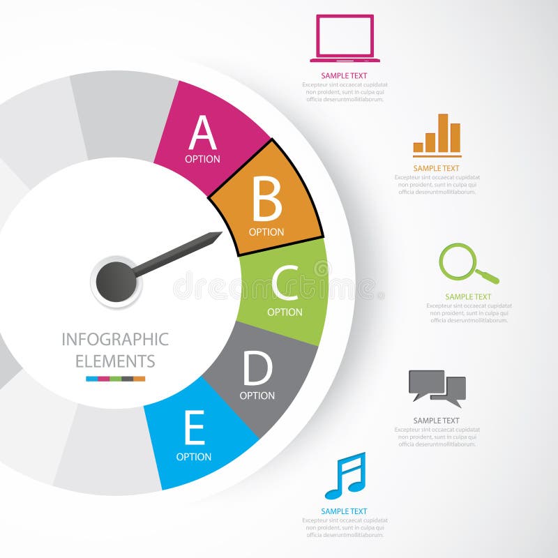 Columnas 1 de Infographic ilustración del vector. Ilustración de ...