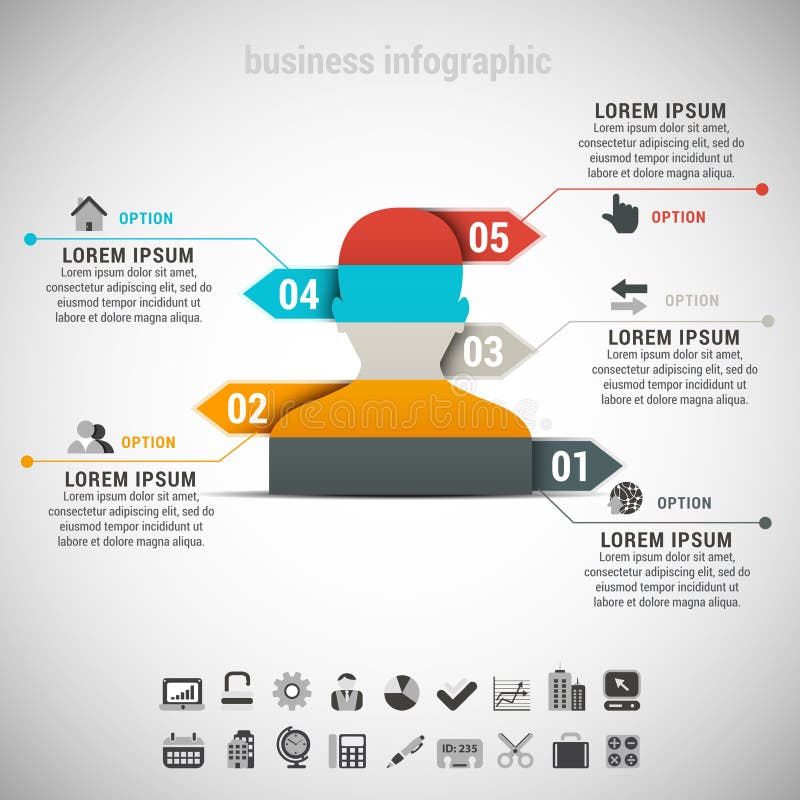 Negocio Infographic ilustración del vector. Ilustración de modelo ...