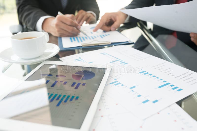 Negotiating table stock photo. Image of computer, document - 62825816