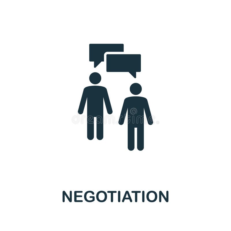 Negotiation Icon. Creative Element from Business Administration ...