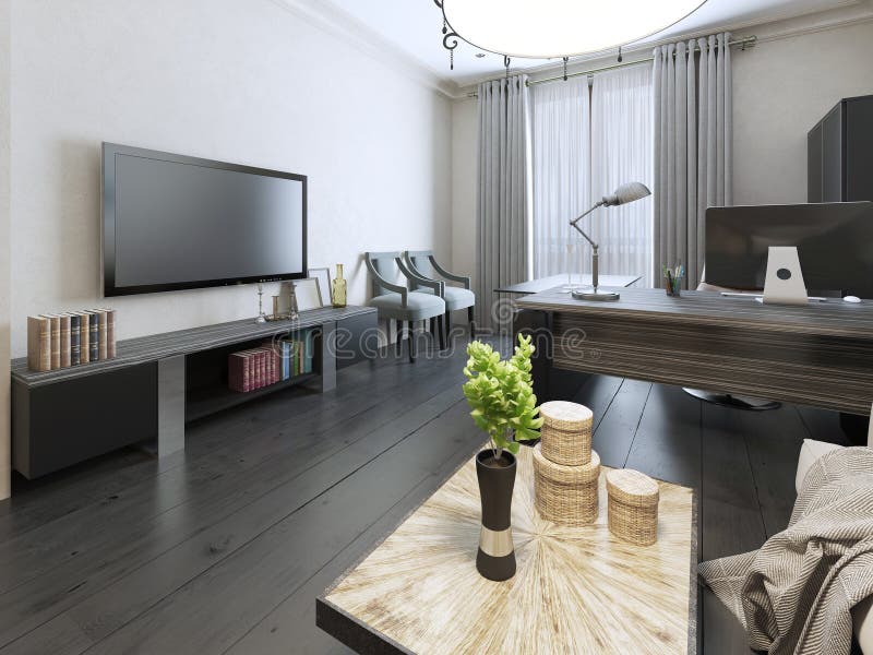 Negotiation Room Eclectic Design Stock Photo - Image of business ...