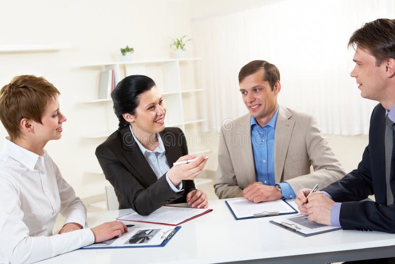 Negotiations stock photo. Image of corporate, associate - 18591400
