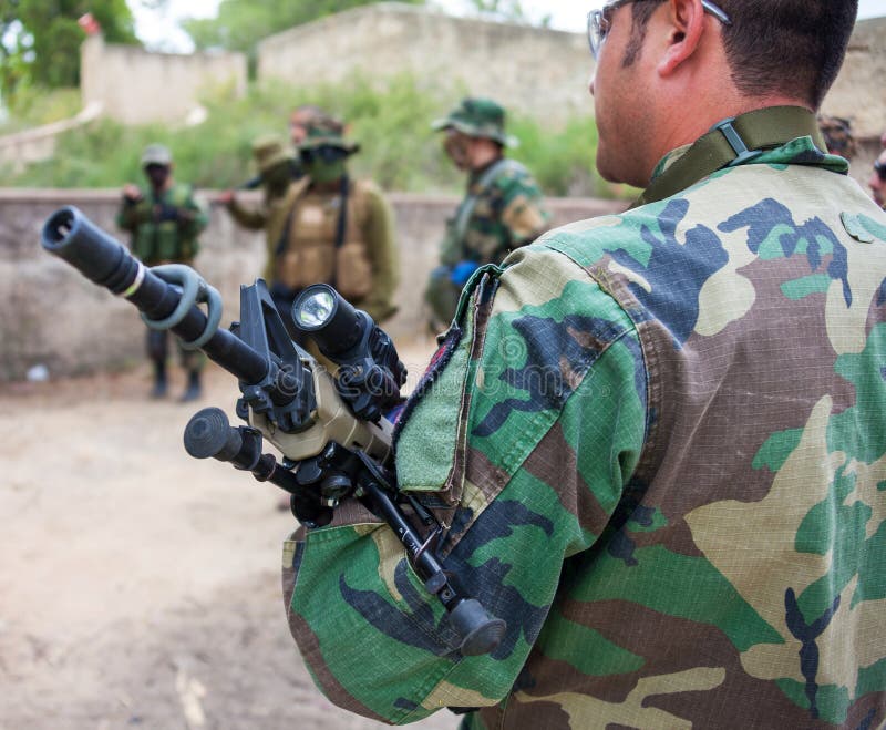 Negotiations with the Armed Men Stock Photo - Image of protection ...