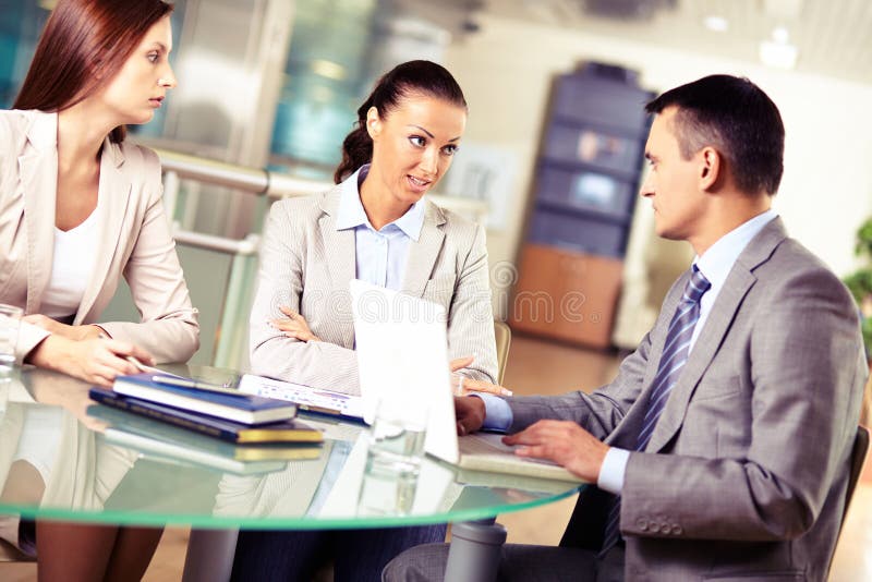 Negotiations stock photo. Image of caucasian, gathered - 33382730