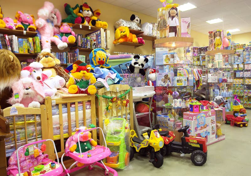 Negozio Interno Dei Giocattoli Dei Bambini Fotografia Stock Editoriale ...