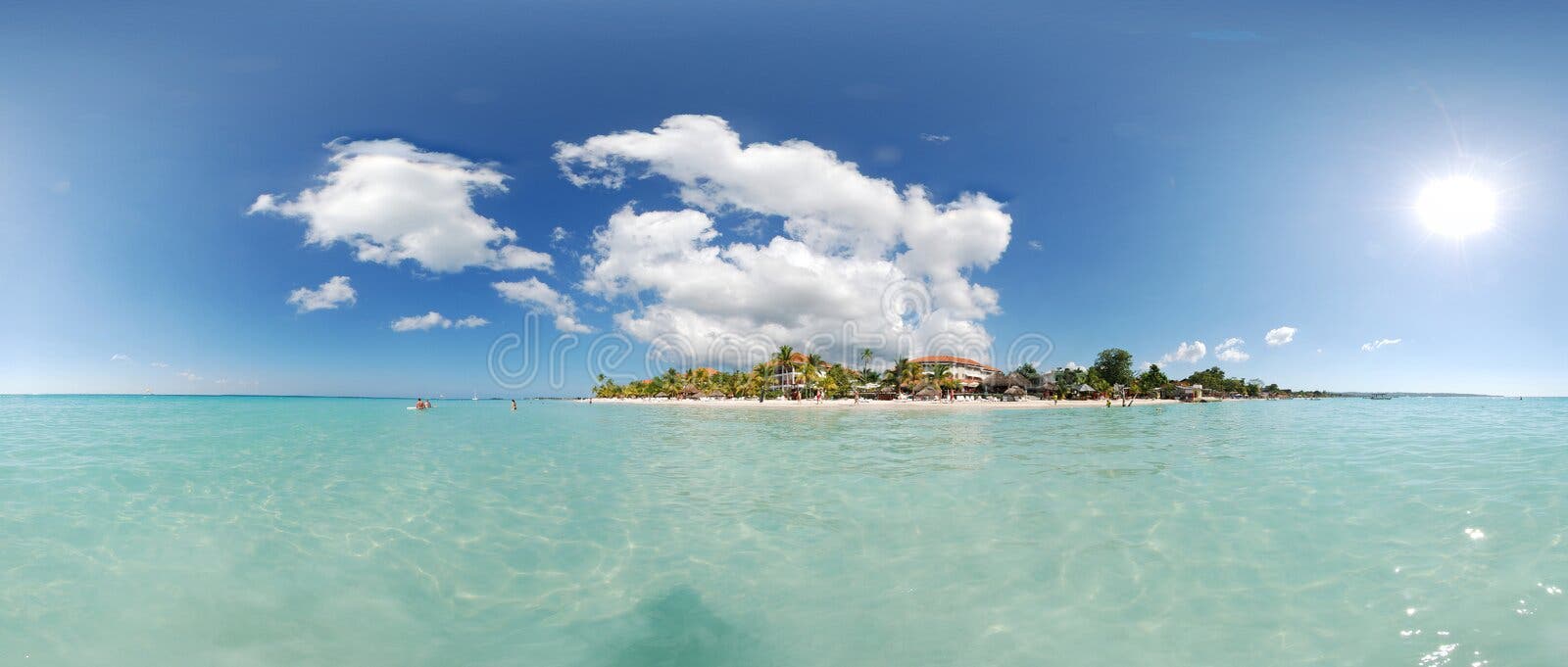 360 degree beach panorama stock photo. Image of panoramic - 1217568