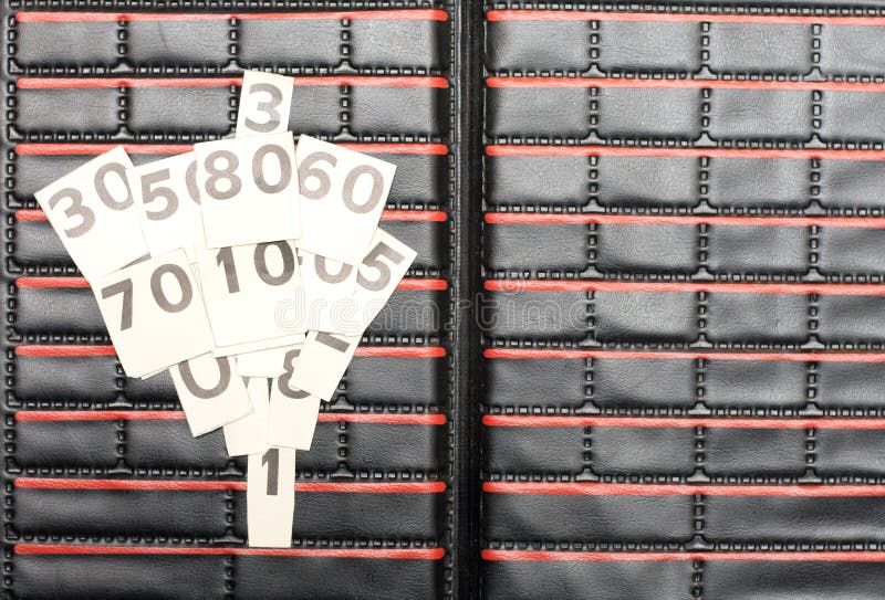 Negro De Papel Del Número En Blanco Imagen de archivo - Imagen de rojo ...