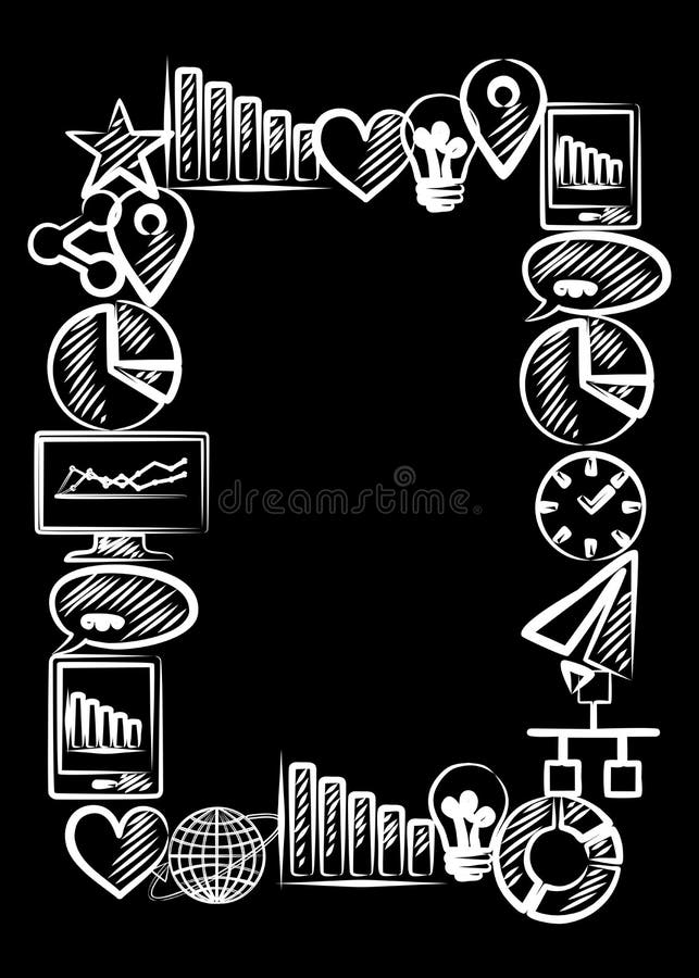 La nota y el hombre ilustración del vector. Ilustración de muestra ...