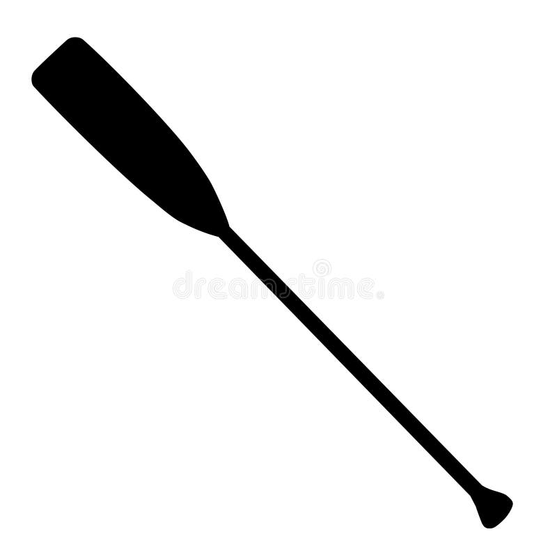 Negro del remo stock de ilustración. Ilustración de sano - 58558841