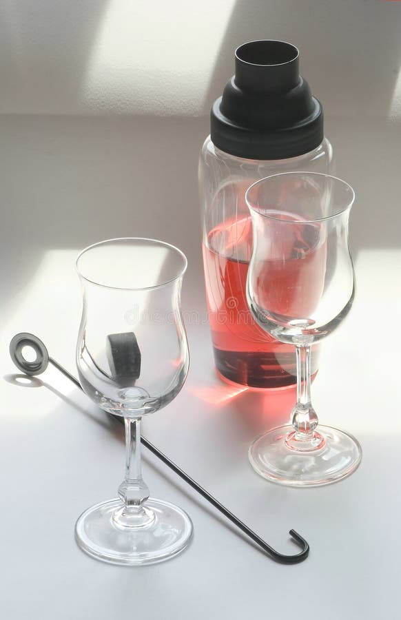 Negroni - cocktail set stock photo. Image of angostura, negroni - 13212