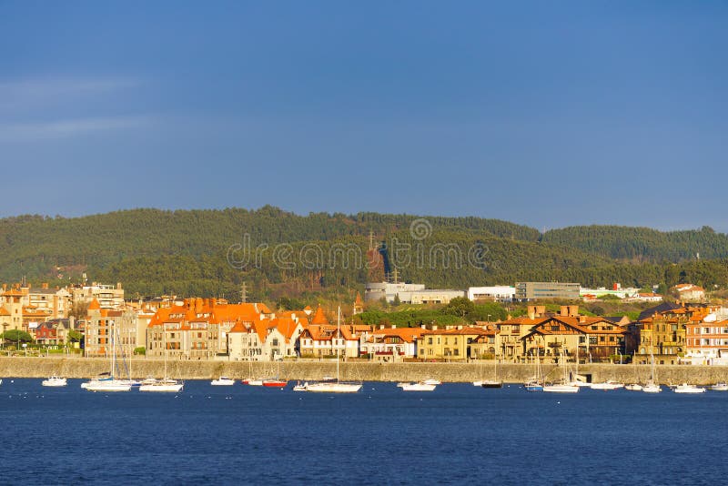 Neguri Van Getxo Met Eautiful Licht Stock Afbeelding - Image of rijkdom ...