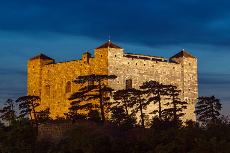 Nehaj Castle in Senj stock image. Image of citadel, ancient - 264595027