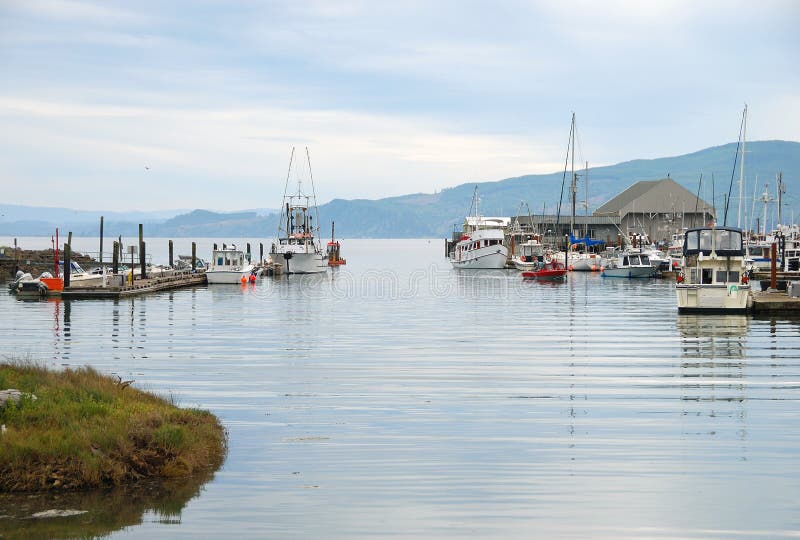 Nehalem Bay stock photo. Image of marina, boat, pacific - 25245326