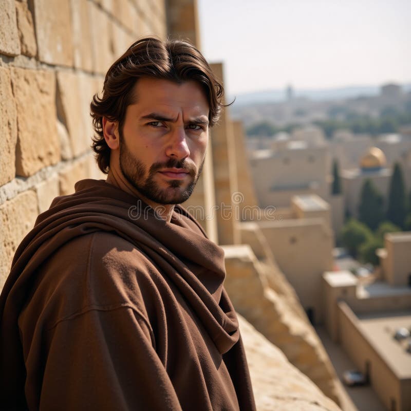 Nehemiah Supervising Rebuilding of Jerusalem Stock Illustration ...