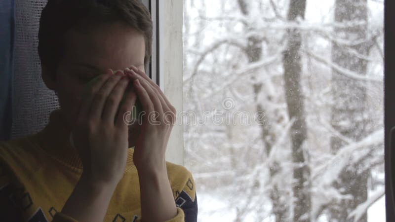 Neige dehors banque de vidéos. Vidéo du snowing, peinture - 36994070