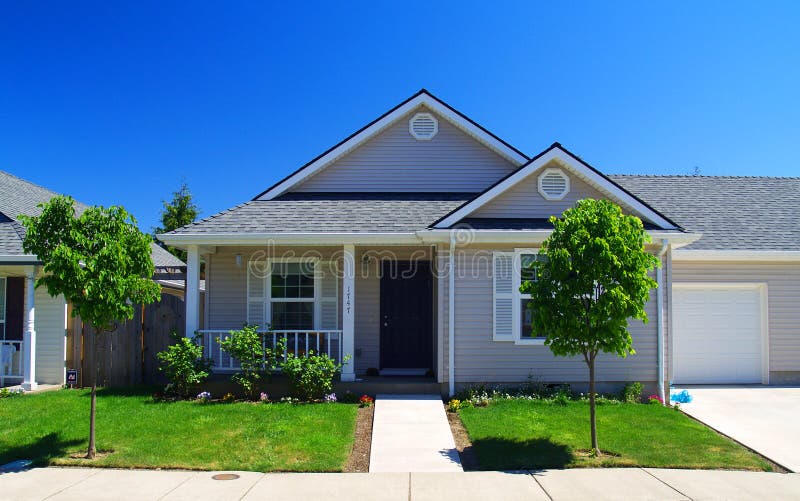 Neighborhood Home stock photo. Image of suburban, urban - 771022