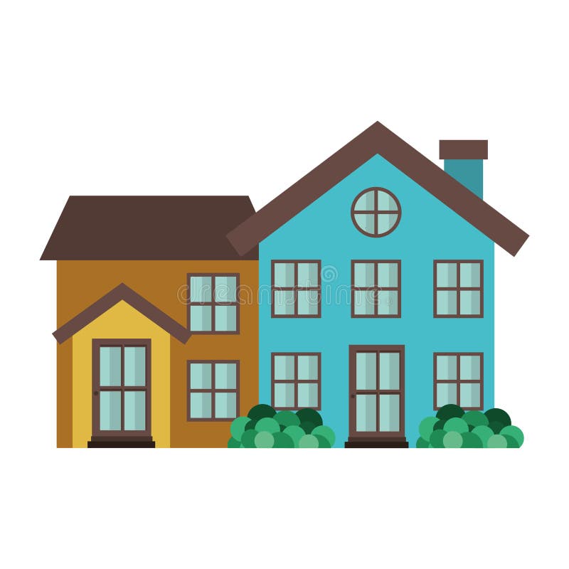 Neighborhood isolated icon stock vector. Illustration of street - 144061643
