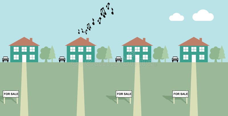 Neighbours stock vector. Illustration of house, residence - 12108773