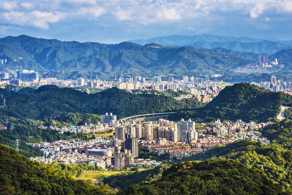 Neihu, Taipei stock image. Image of bishan, asia, cityscape - 38297517