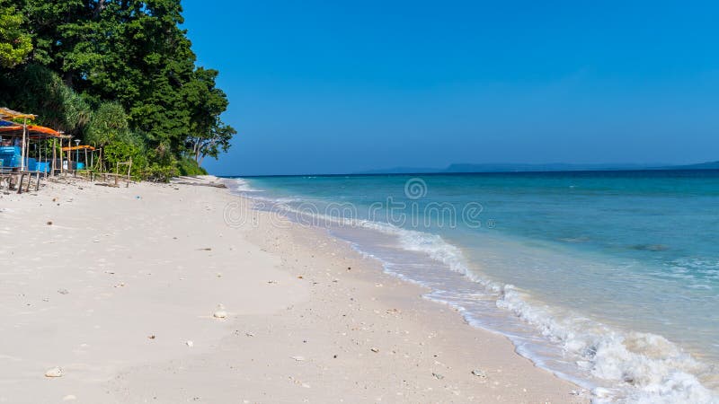 Neil Island, Shaheed Dweep, Laxmanpur Beach Stock Image - Image of ...