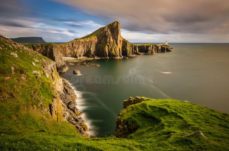 Neist Point cliffs stock image. Image of europe, landscape - 72964281