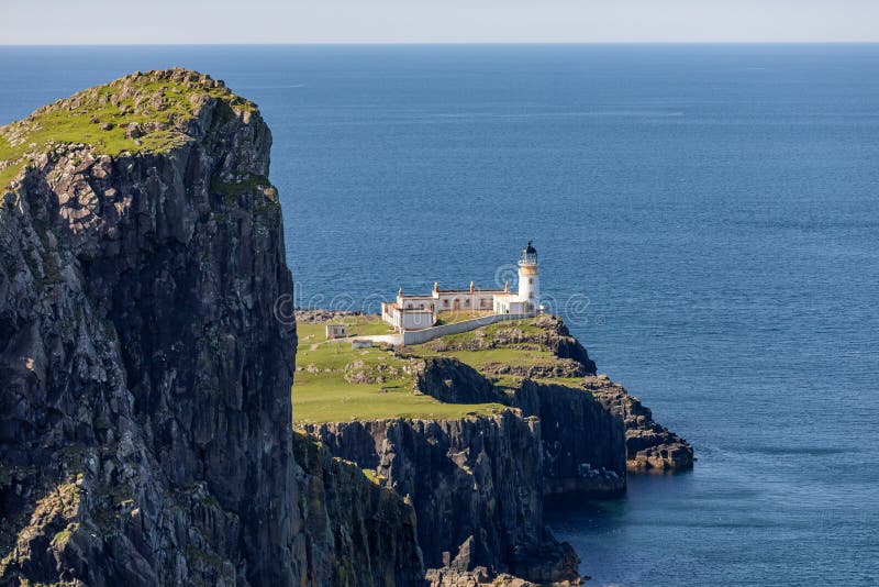 Neist Point Lighthouse Isle of Skye Stock Photo - Image of view ...