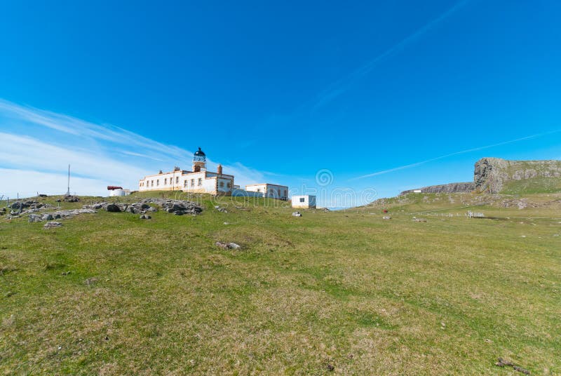 Neist Point Lighthouse stock photo. Image of house, summer - 31263718