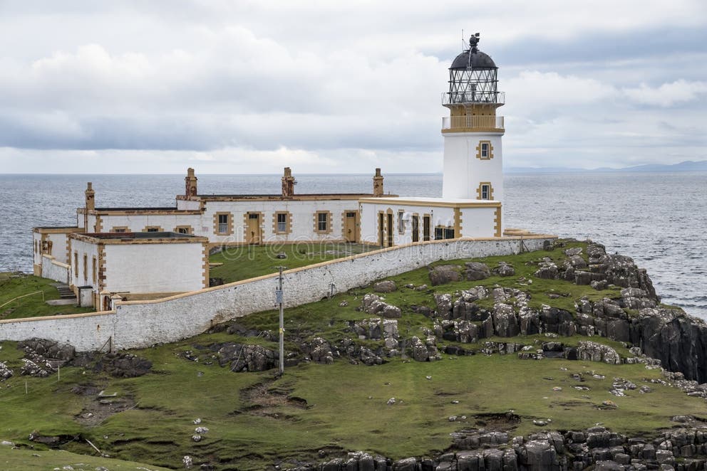 Neist point lighthouse stock photo. Image of rock, scenery - 58709686