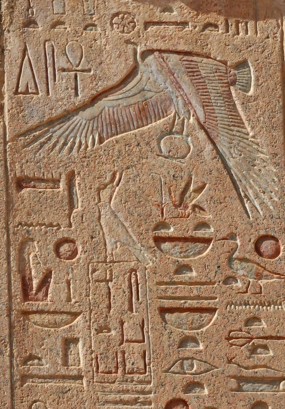 Nekhbet stock photo. Image of history, ankh, hieroglyph - 17964622