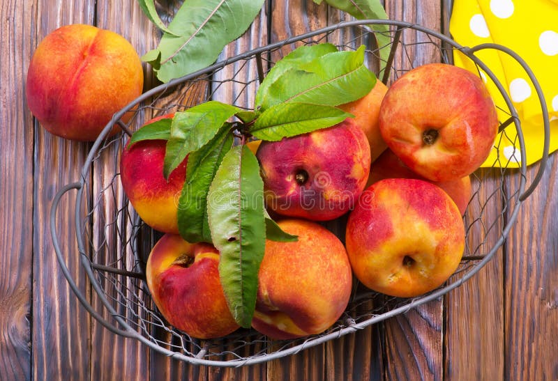 Nektarine stock photo. Image of orange, fresh, peach - 80590584