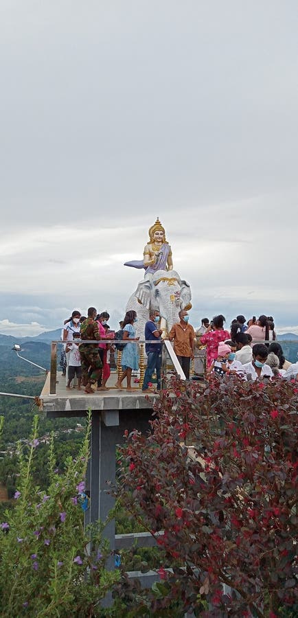Nelligala Sri Lanka Buddhist Temple Editorial Photography - Image of ...