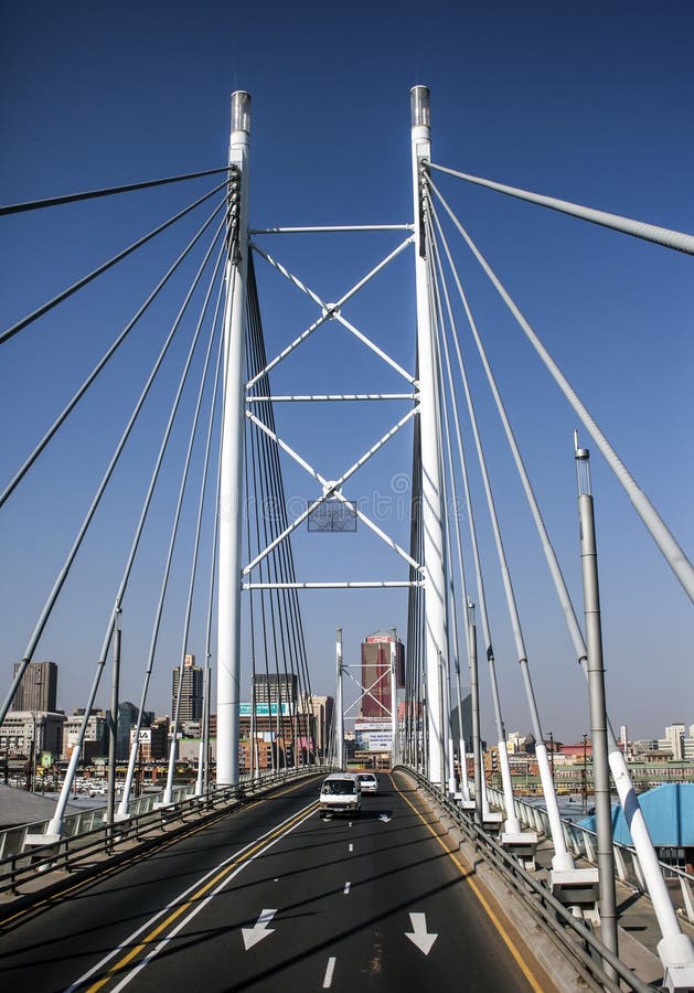 Nelson Mandela Bridge editorial photography. Image of background - 32222187