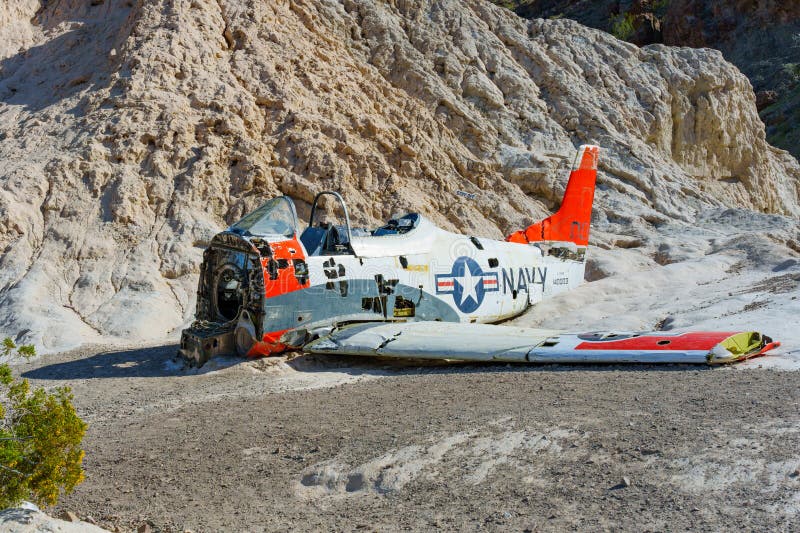 Nelson, Nevada - April 15, 2024: Airplane Wreck in Nelson Ghost Town ...