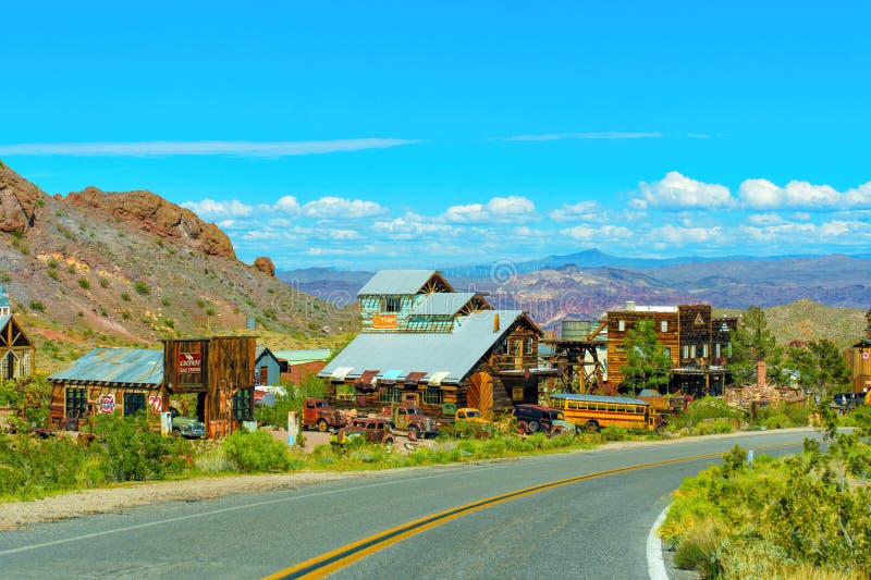 Nelson, Nevada - April 14, 2024: Nelson Ghost Town Editorial Image ...