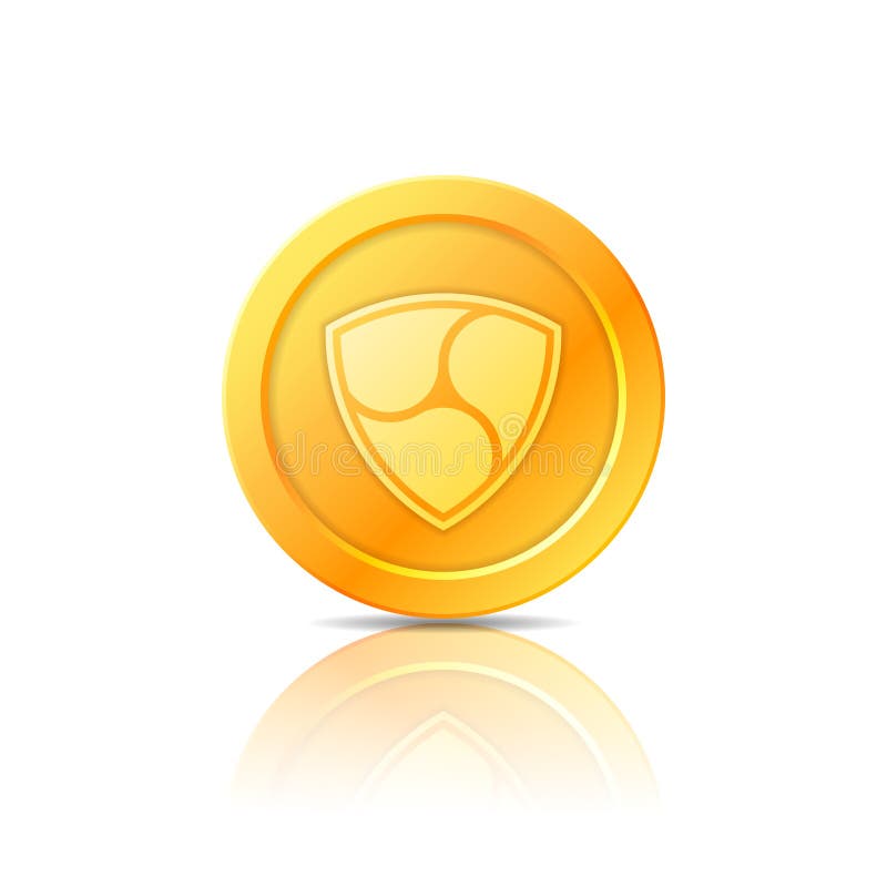 Nem Coin Symbol, Icon, Sign, Emblem. Vector Illustration. Editorial ...