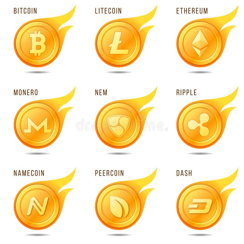 Nem Coin Symbol, Icon, Sign, Emblem. Vector Illustration. Stock Vector ...