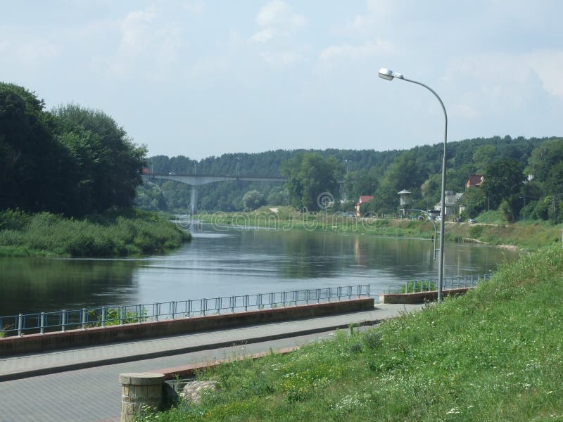 Neman, of Grodno stock image. Image of belarus, coast - 30768133
