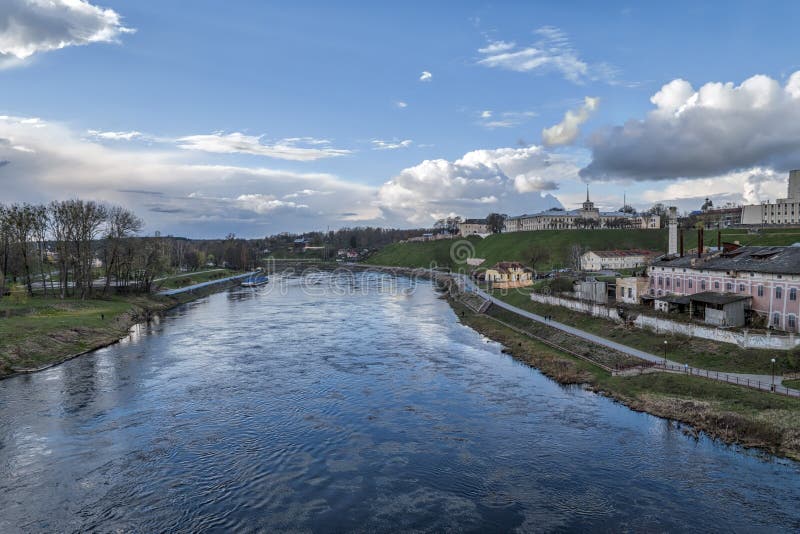 Neman River in Hrodna stock image. Image of castles, river - 91029157
